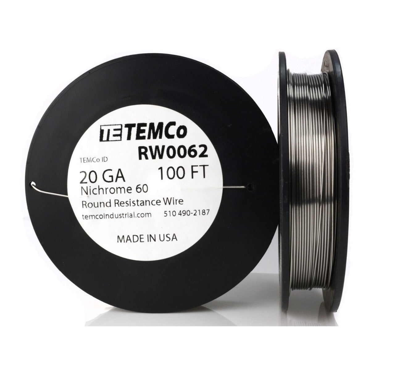 TEMCo RW0062 Nichrome 60 - 20 Gauge Wire [METER] - (AD26356) – MicroJPM